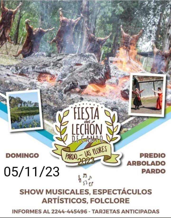 FIESTA DEL LECHON - PARDO - Las Flores Turismo